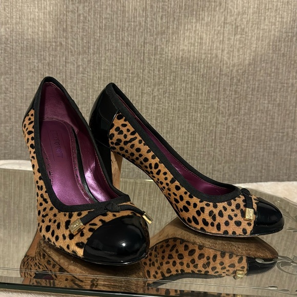 Coach | Shoes | Coach Poppy Leopard Heels | Poshmark